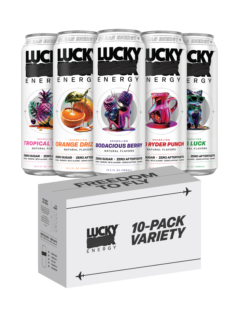 Lucky Energy Drinks | Zero Sugar & 5 Super Ingredients